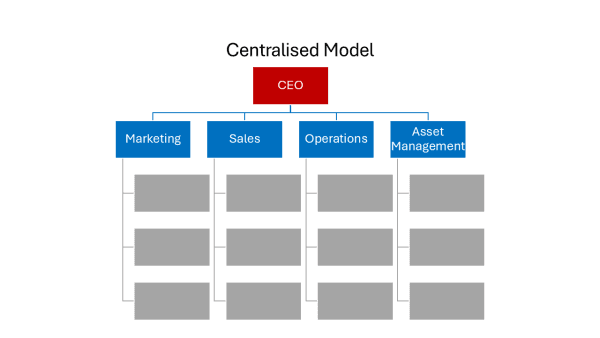 What is the best organisation structure for Asset Management?